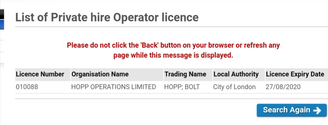 From Hopp to Bolt into London.